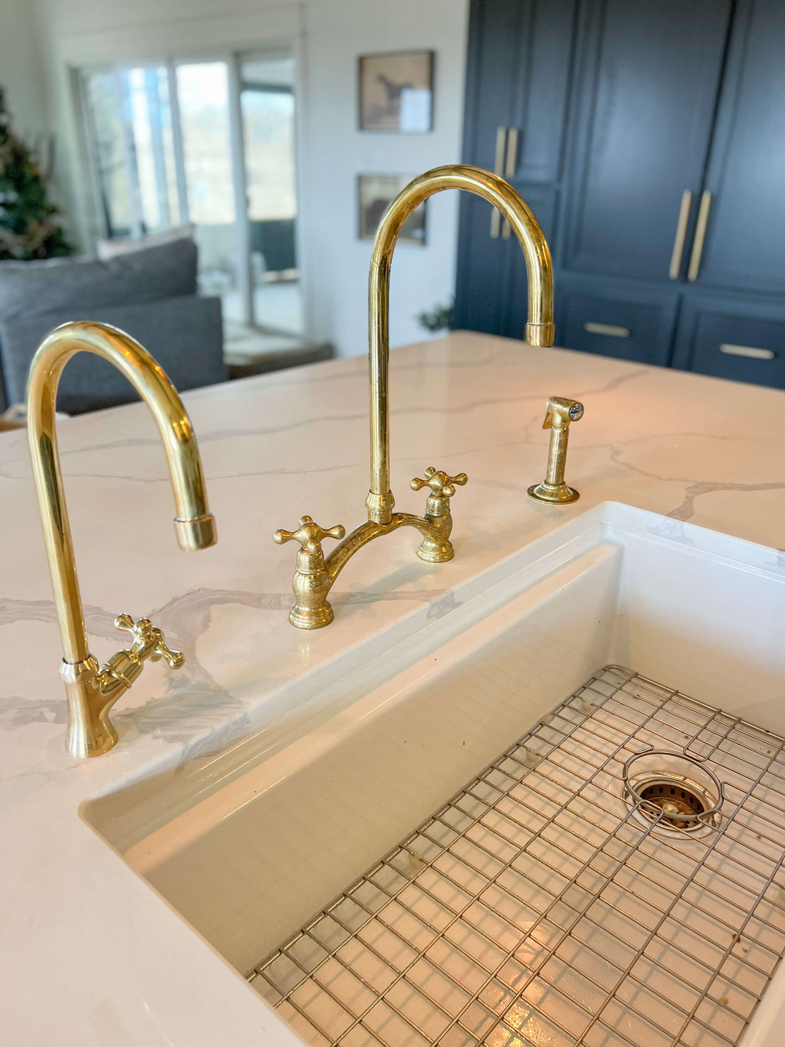 MWM: Unlacquered Brass Faucets And Sinks